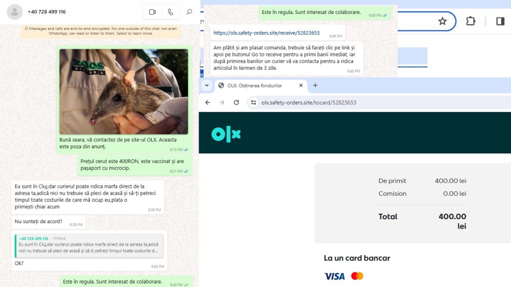 OLX Phishing Behind Cloudflare & WhatsApp - Magefix.com - Guides